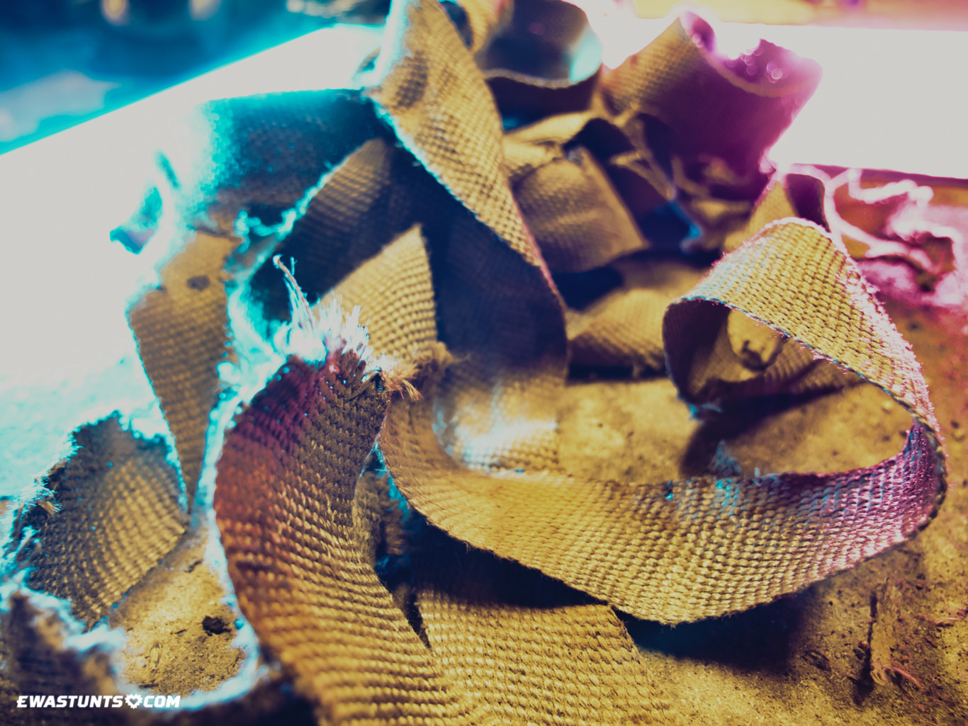 Samco Sport exhaust re-wrapping – Ewa Stunts